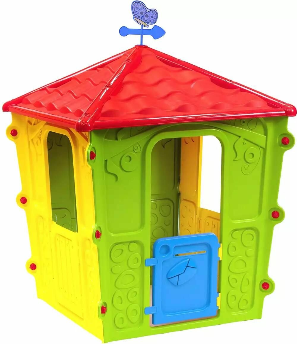 Детский игровой дом Zebratoys Большой, 108х108х152 см, для активных игр