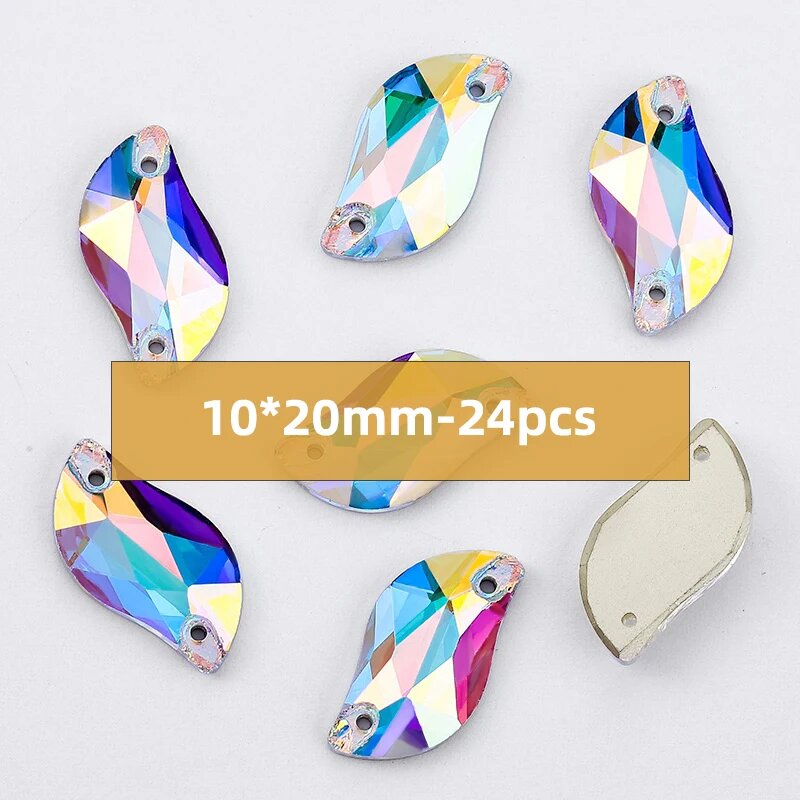 Стразы DUCRYSTAL S 10x20mm 24шт