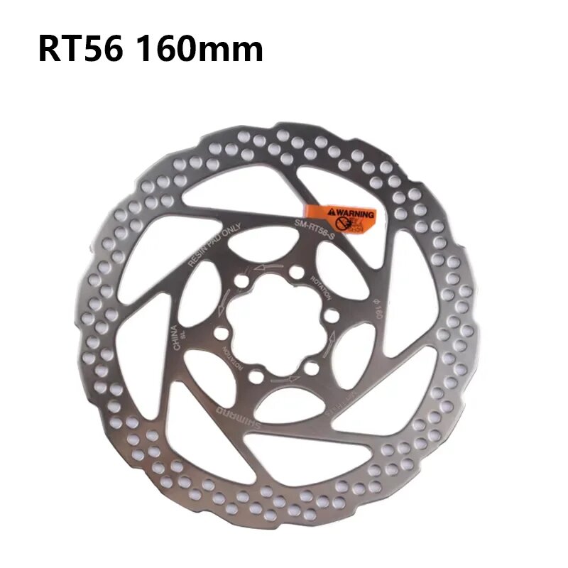 Дисковый тормозной ротор Shimano Alivio Deore RT56/RT26 160/180 мм 6 болтов RT56 160mm