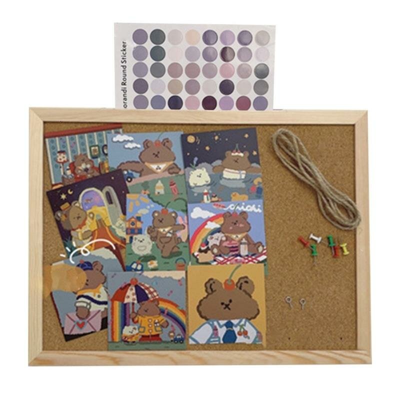 Пробковая доска для заметок, Большой 30*40 см