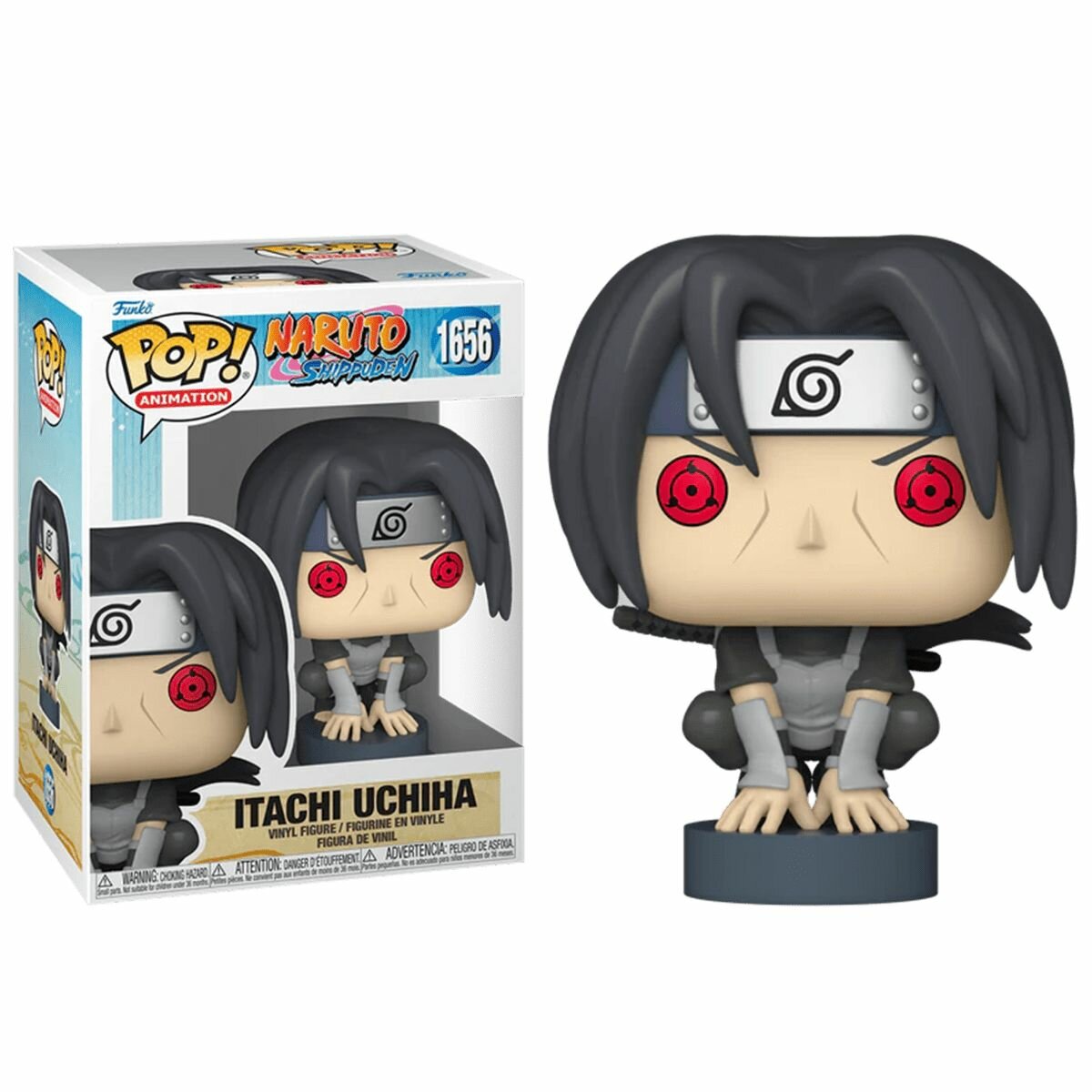 Фигурка Funko POP Itachi Uchiha with Sharingan Eyes из аниме Naruto: Shippuuden / Итачи Учиха из Наруто: Ураганные хроники, манга Фанко ПОП