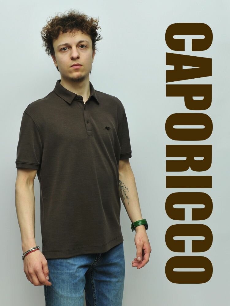 Футболка-поло Caporicco XL-K-20089-KAHVE