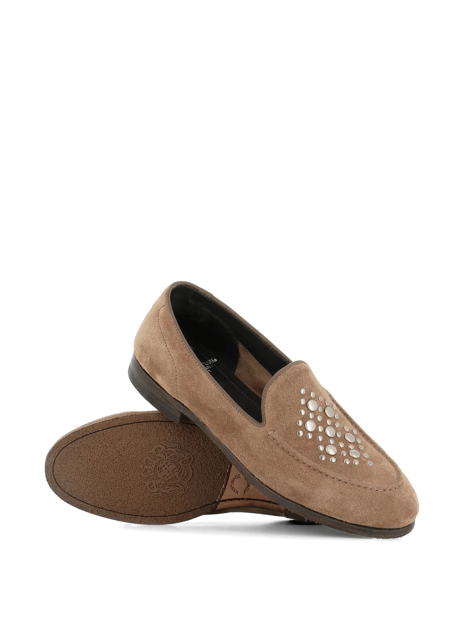 Лоферы Alberto Fasciani Studded suede loafers, размер 40, разноцветный — фото 1