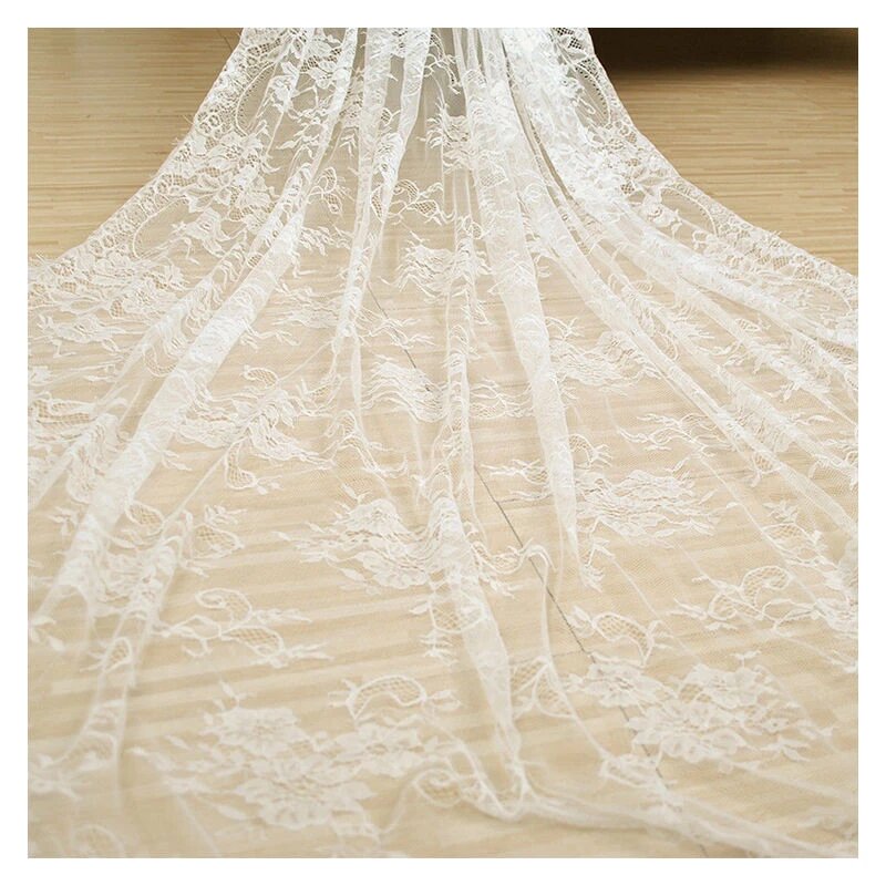 Кружевная скатерть белая 150*300 см