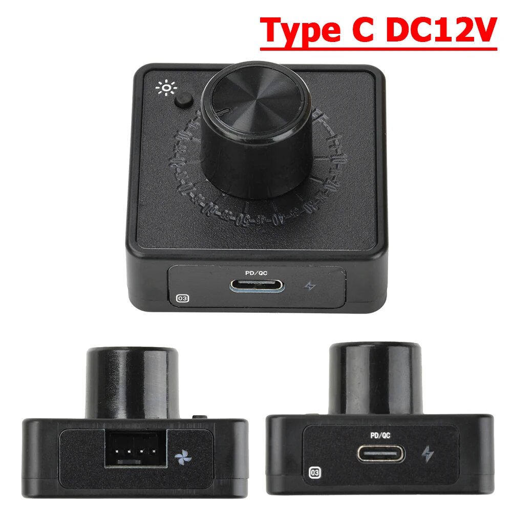 ШИМ-контроллер вентилятора Type-C DC 12V