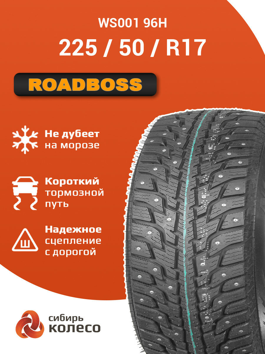 225/50R17 Roadboss WS001 96H шип