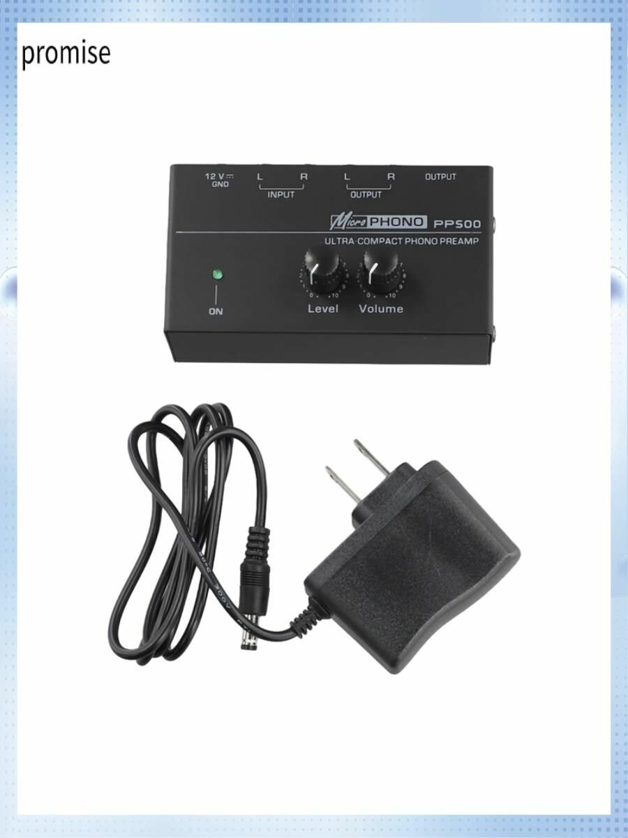 Сверхкомпактный Фонокорректор PP500 С Регулировкой Громкости Баланса Высоких Частот Предусилитель Проигрыватель Виниловых Пластинок Американская Вилка