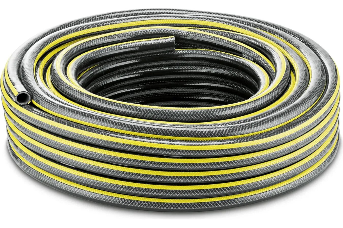 Шланг Karcher 2.645-322, армированный, ПВХ, 25м, черный/желтый