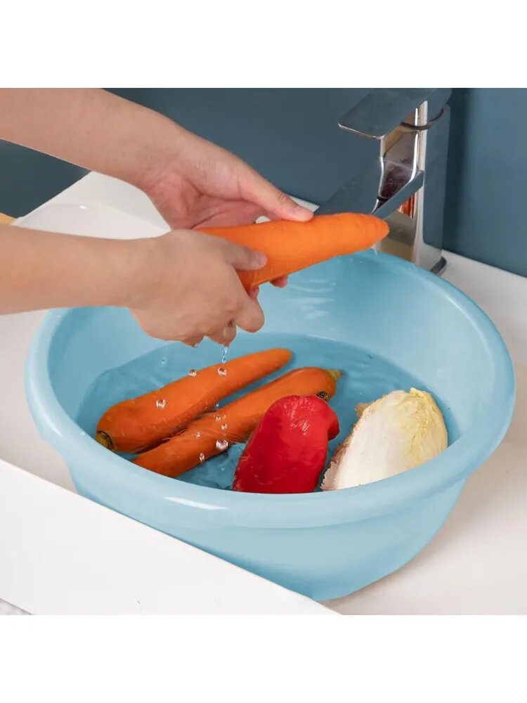 Таз " "Домашний тазик таз, Применяется для стирки, умывания лица, мытья ног,1 шт.", 4 л, 1 шт", пластик, 4 л, 1 шт