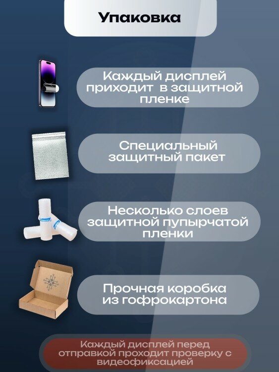 Дисплей для iPhone 16 Pro 120Hz, Full HD (Soft OLED) — фото 1