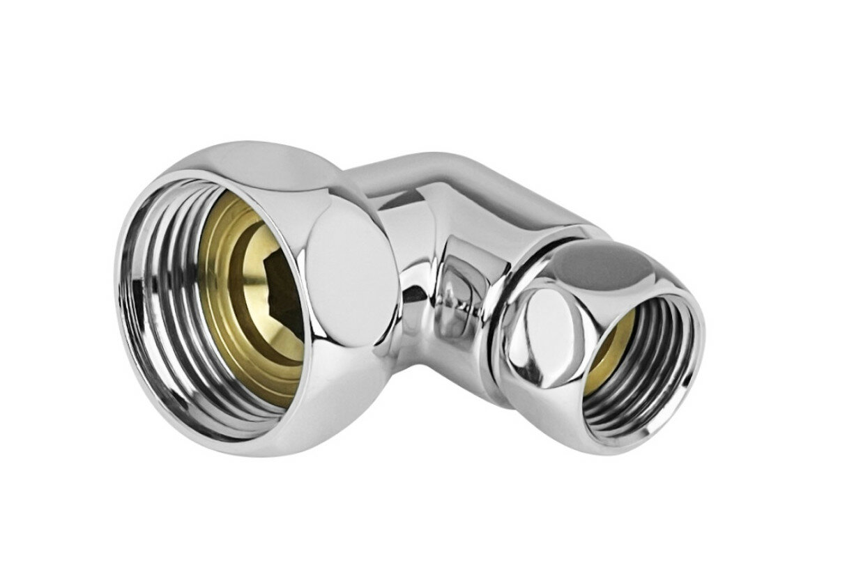 Соединение VALFEX угловое с двумя накидными гайками 1 ВР х 3/4 ВР для полотенцесушителя