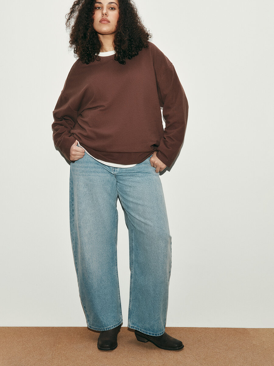 Джинсы широкие mixmatch 