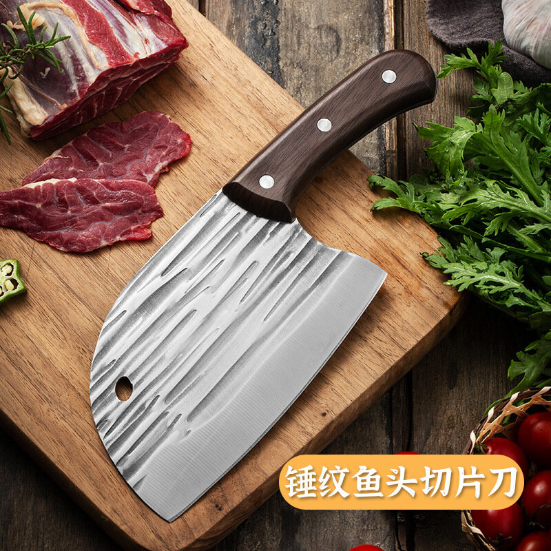 Ручной кованый измельчитель из высокоуглеродистой стали для дома Острый Чеканный шеф-повар специальные