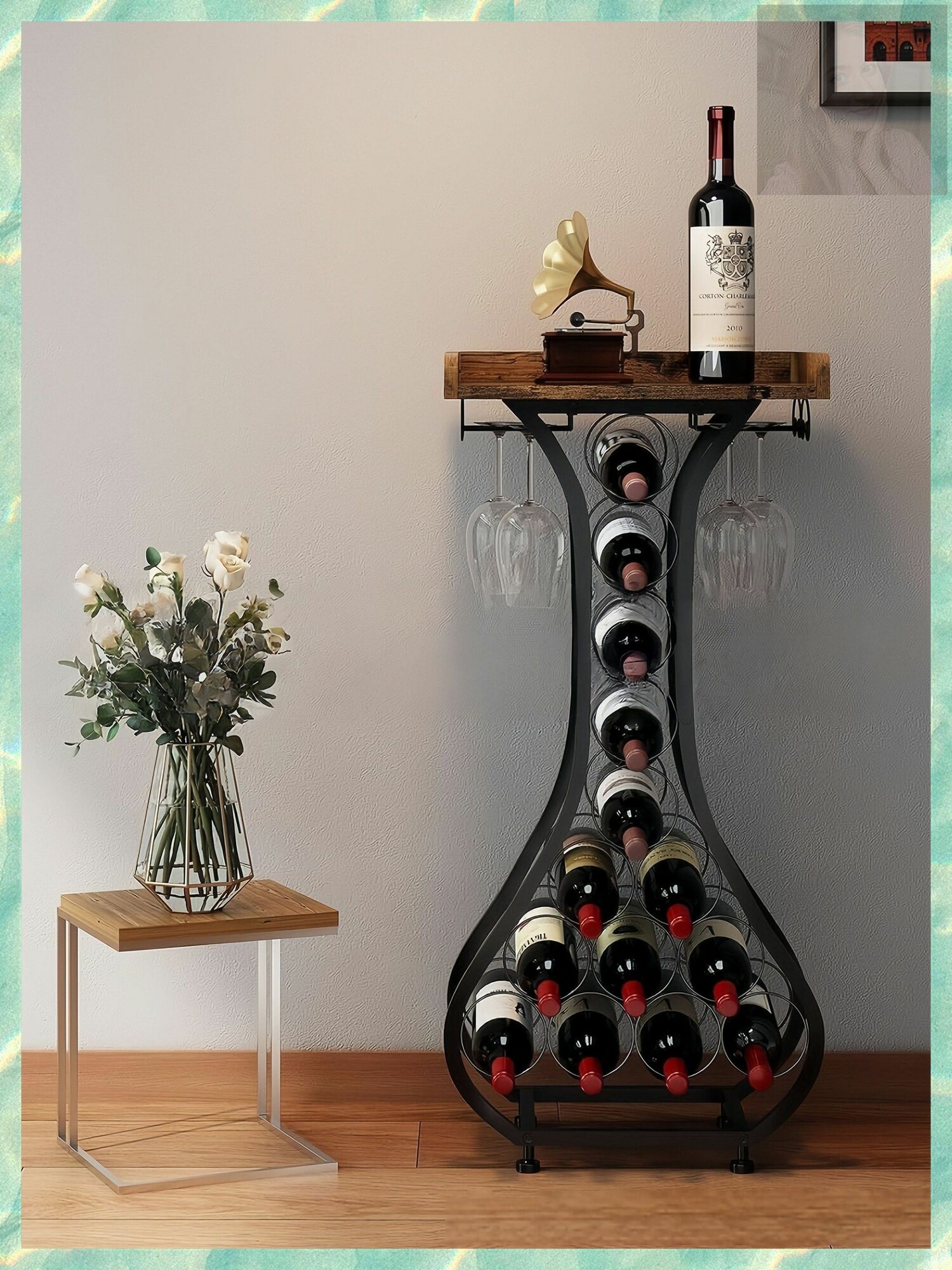 Напольный винный шкаф,42*30*90cm