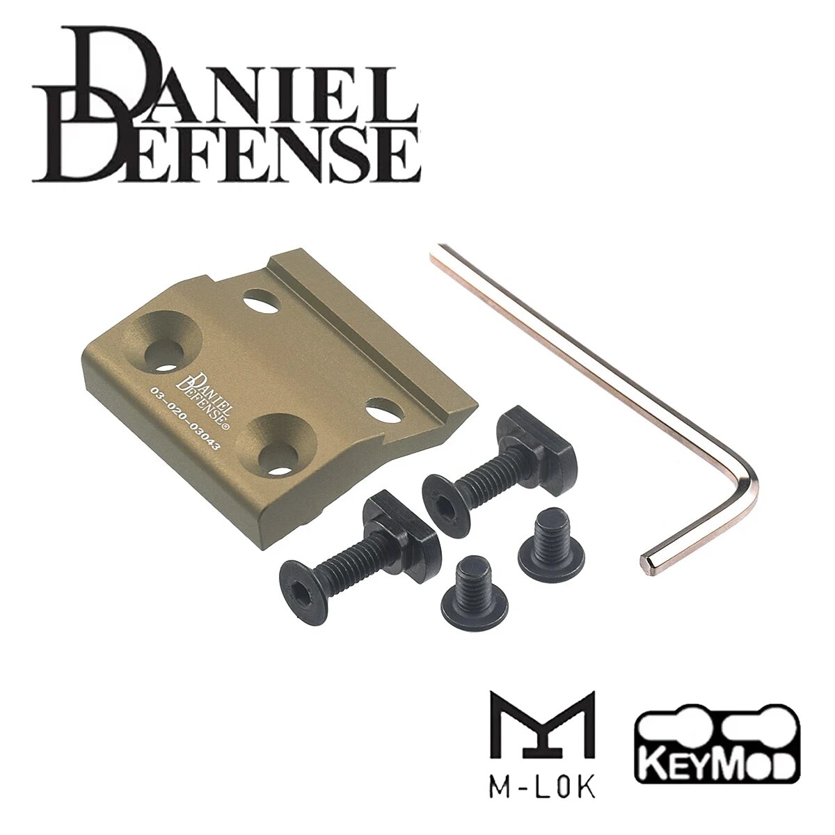 DANIEL DEFENSE Scout Light боковое крепление для SureFire M300 M600 31mm DE