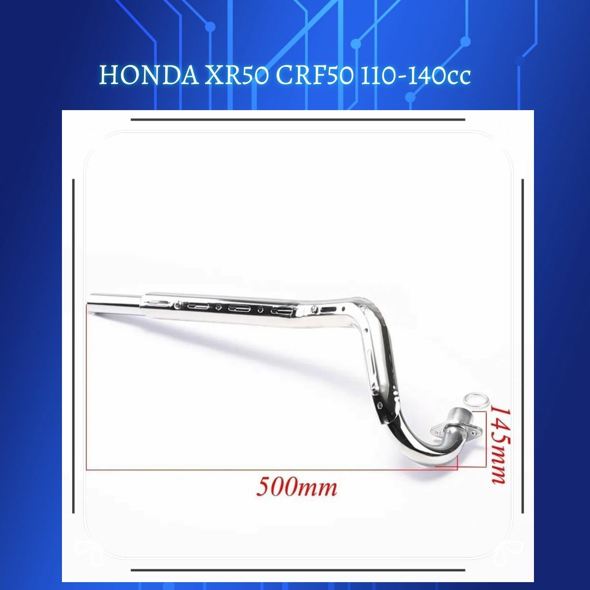 Выхлопная система глушителя для мотоцикла HONDA XR50 CRF50 110-140cc