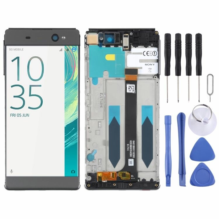 ЖК-экран для Sony Xperia XA Ultra F3212 Дигитайзер в сборе с рамкой (черный)