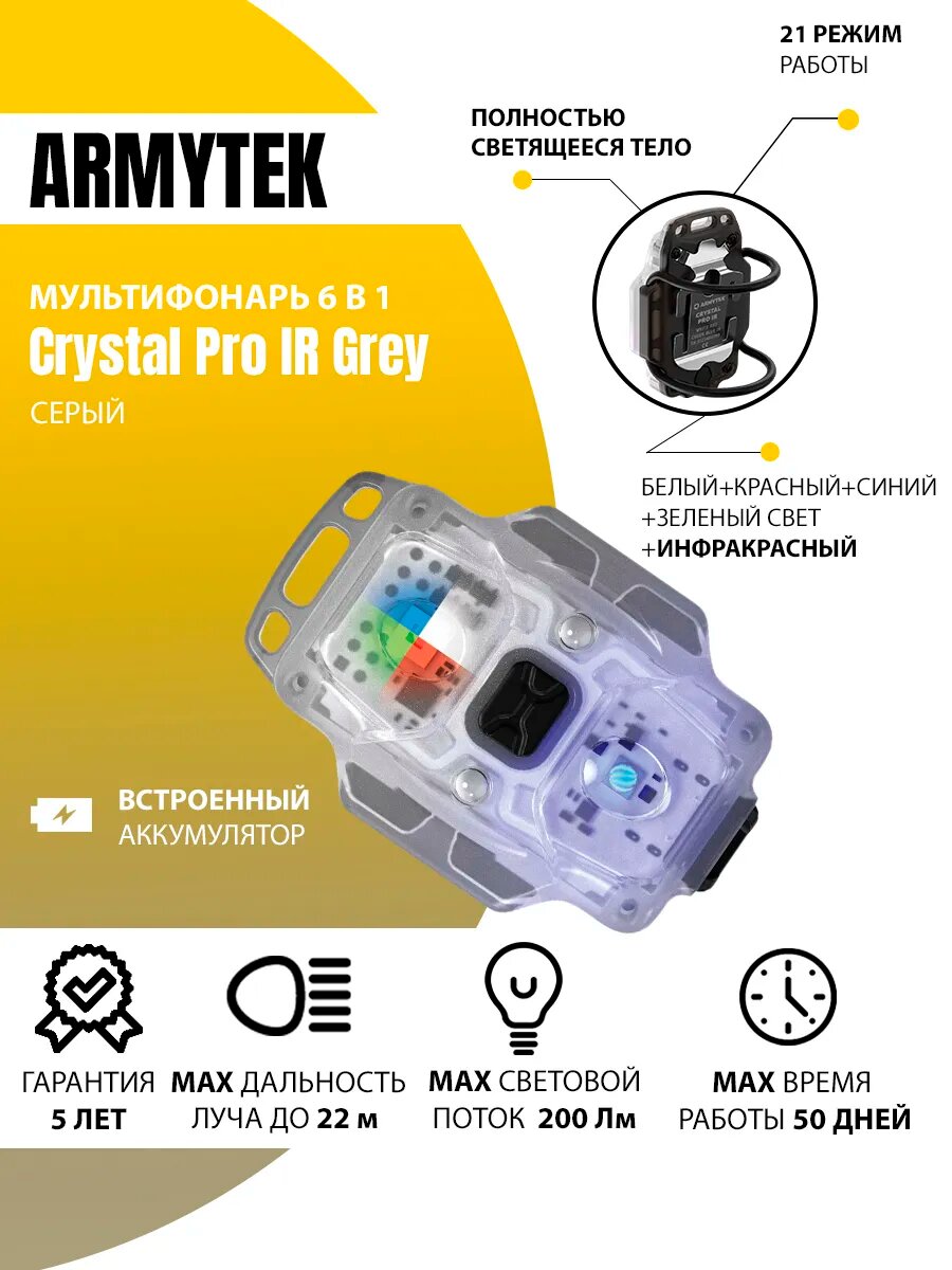 Фонарь налобный светодиодный с зарядкой