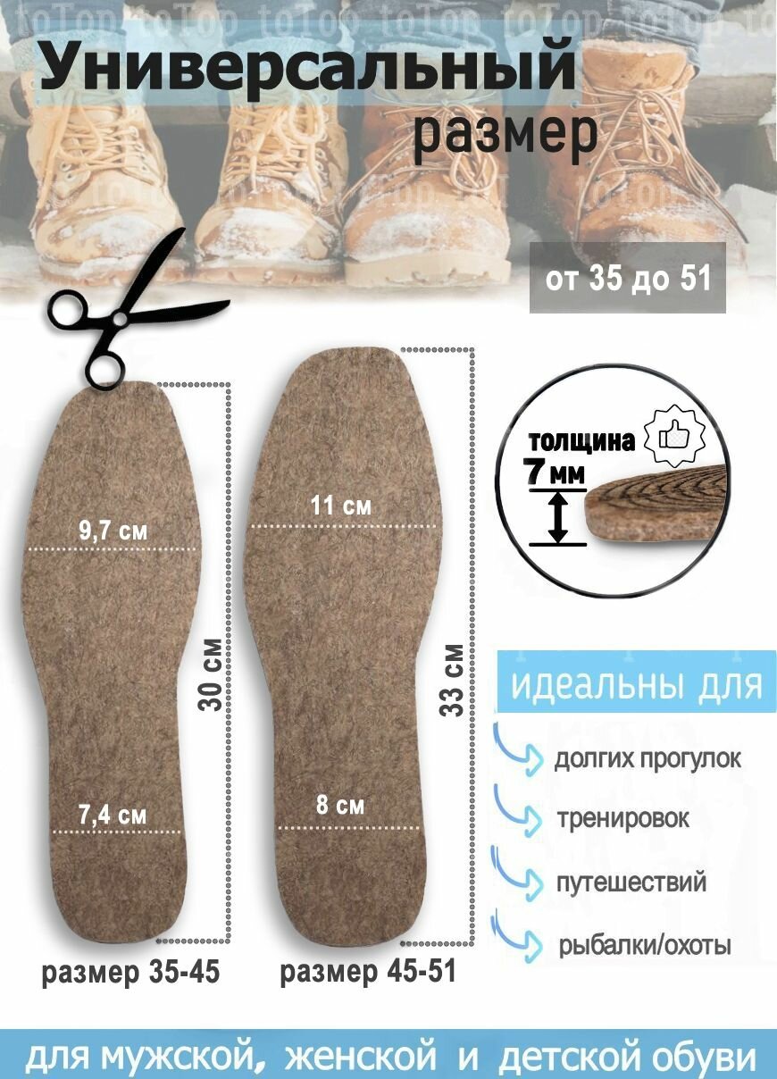 Стельки для обуви 1 шт — фото 1