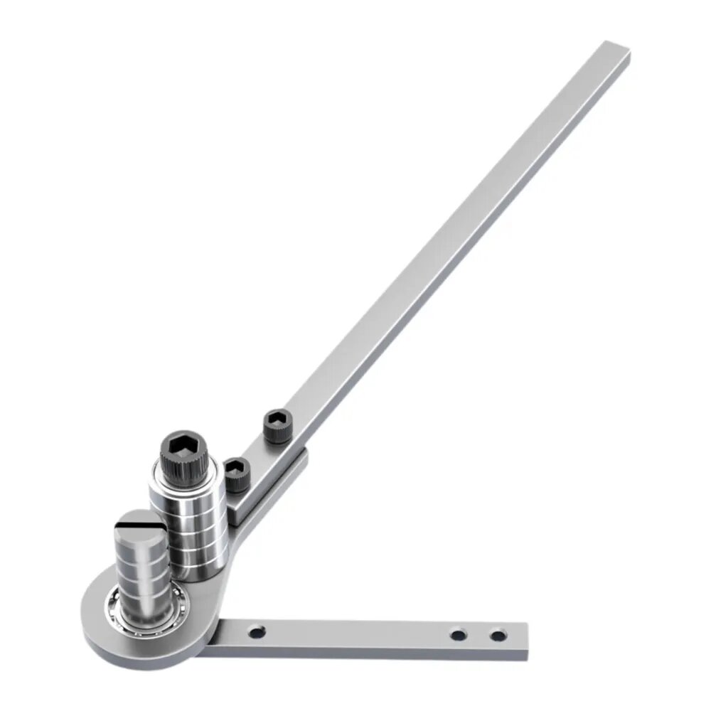 Ручной трубогиб для латуни, тонкой нержавеющей стали и медной полосы 1-4 мм, прочный стальной инструмент для гибки