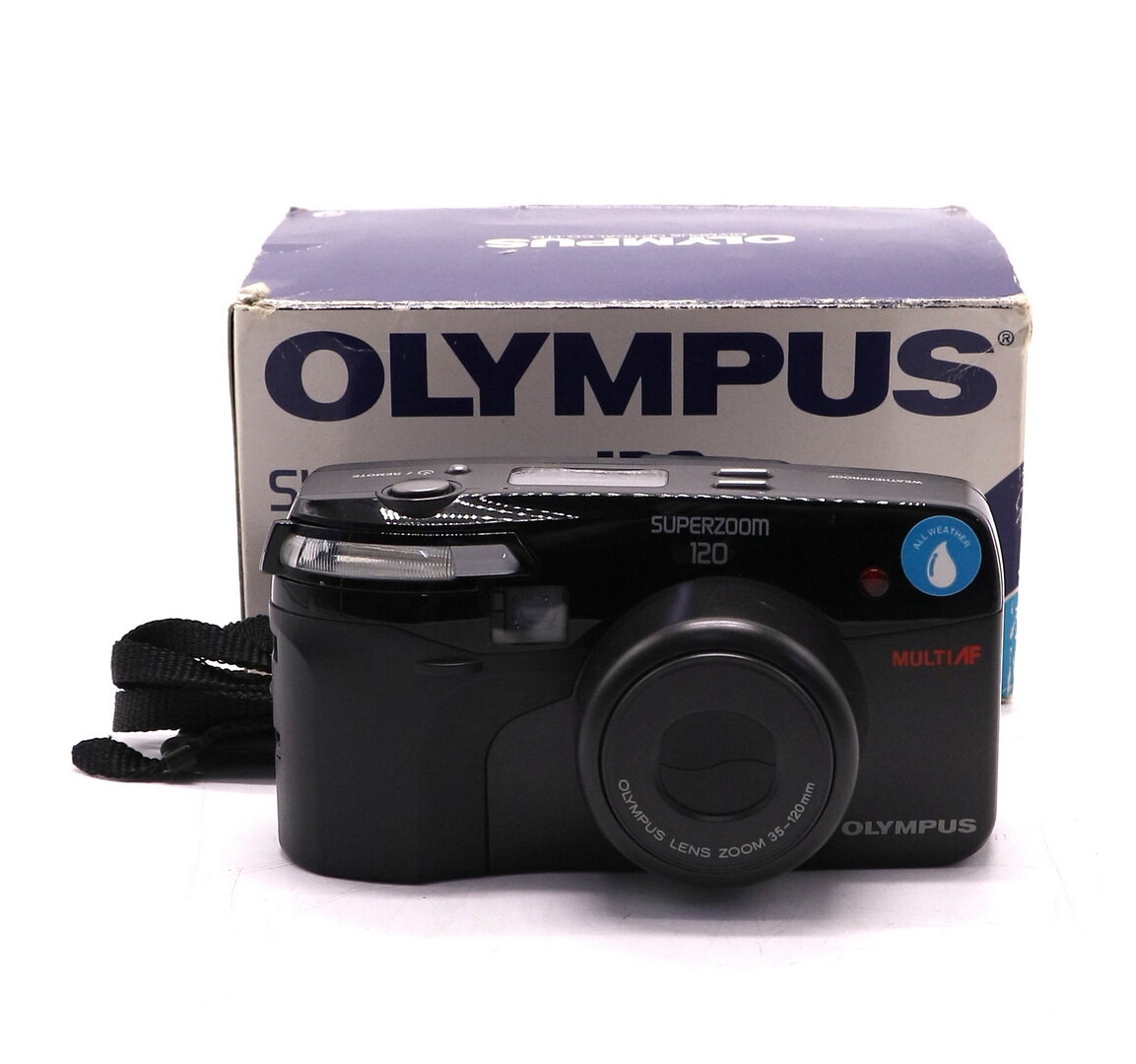 Фотокамера Olympus Superzoom 120 в упаковке
