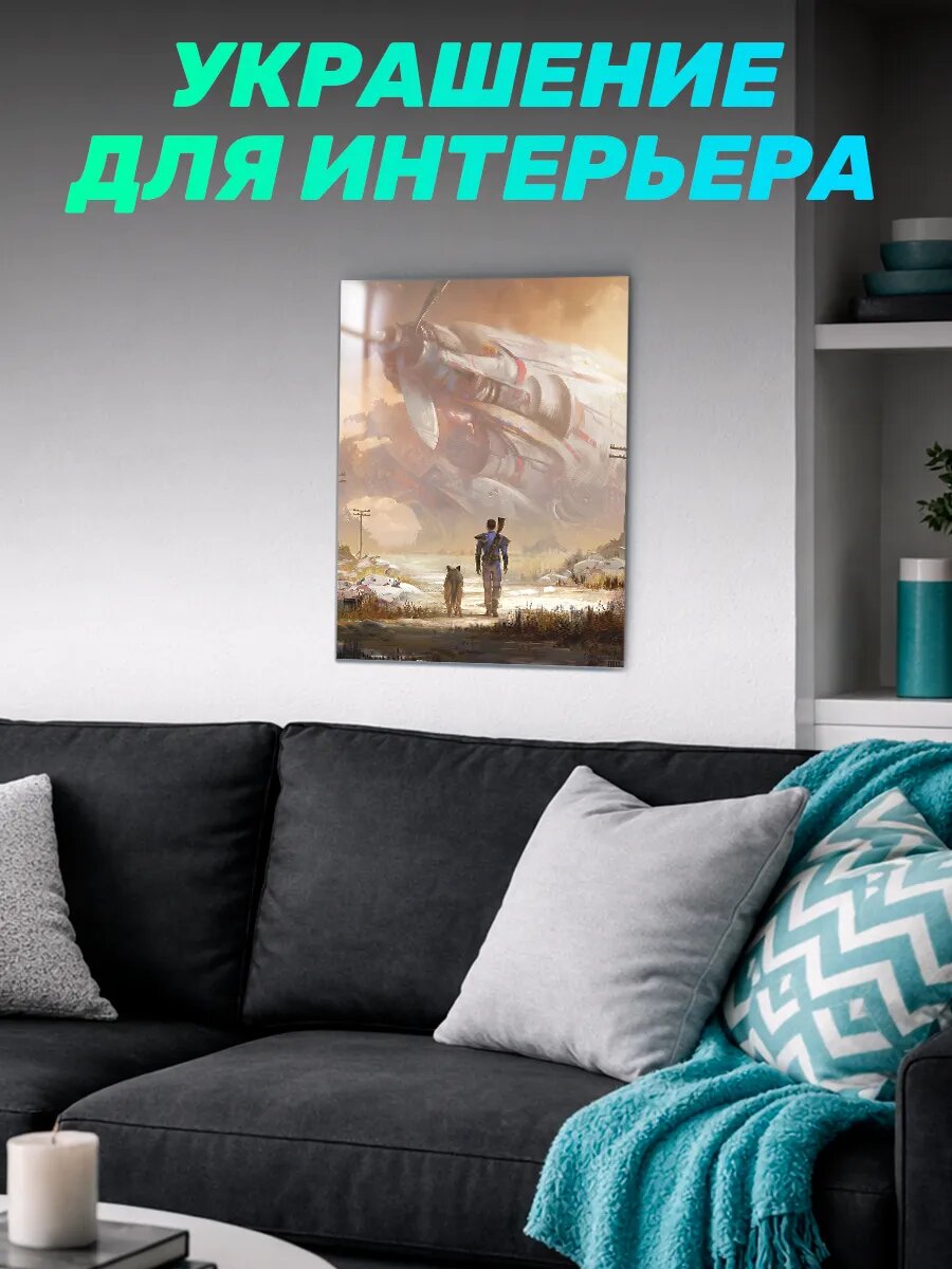 Постер на стену на металле Fallout — фото 1