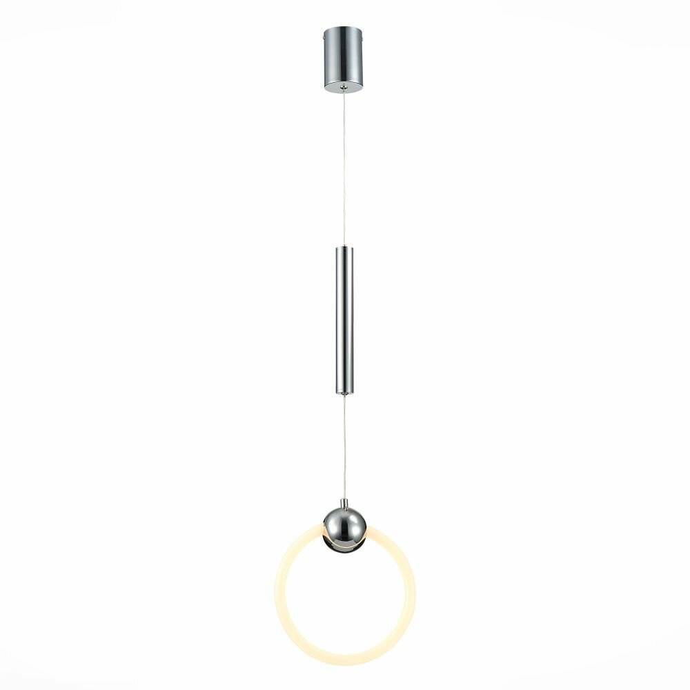 SL1578.103.01 Подвес ST-Luce Хром/Белый, Хром LED 1*15W 3000K.