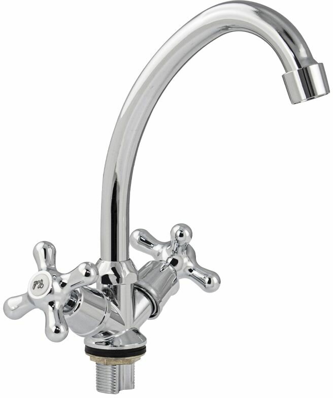 Смеситель для кухни МайФайр ART87302 ЦАМ Хром