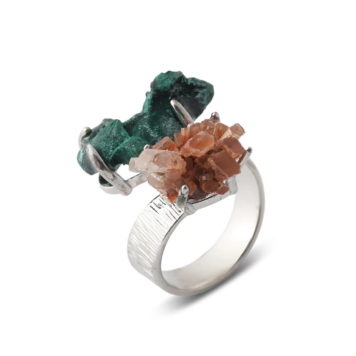 Кольцо, аметрин