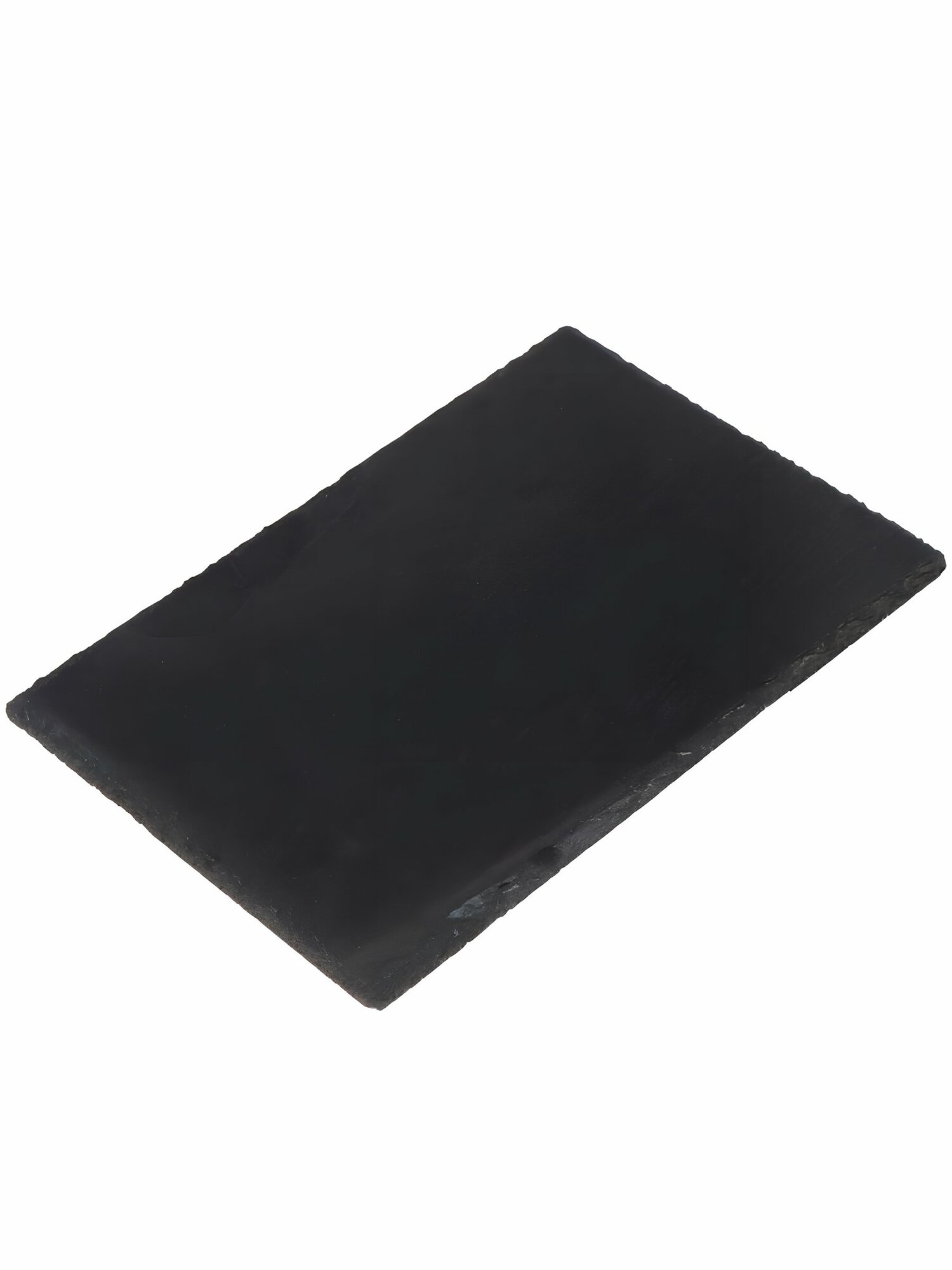 Блюдо камень, прямоугольное, 20х30 см, черное, Черный камень, Y4-3206