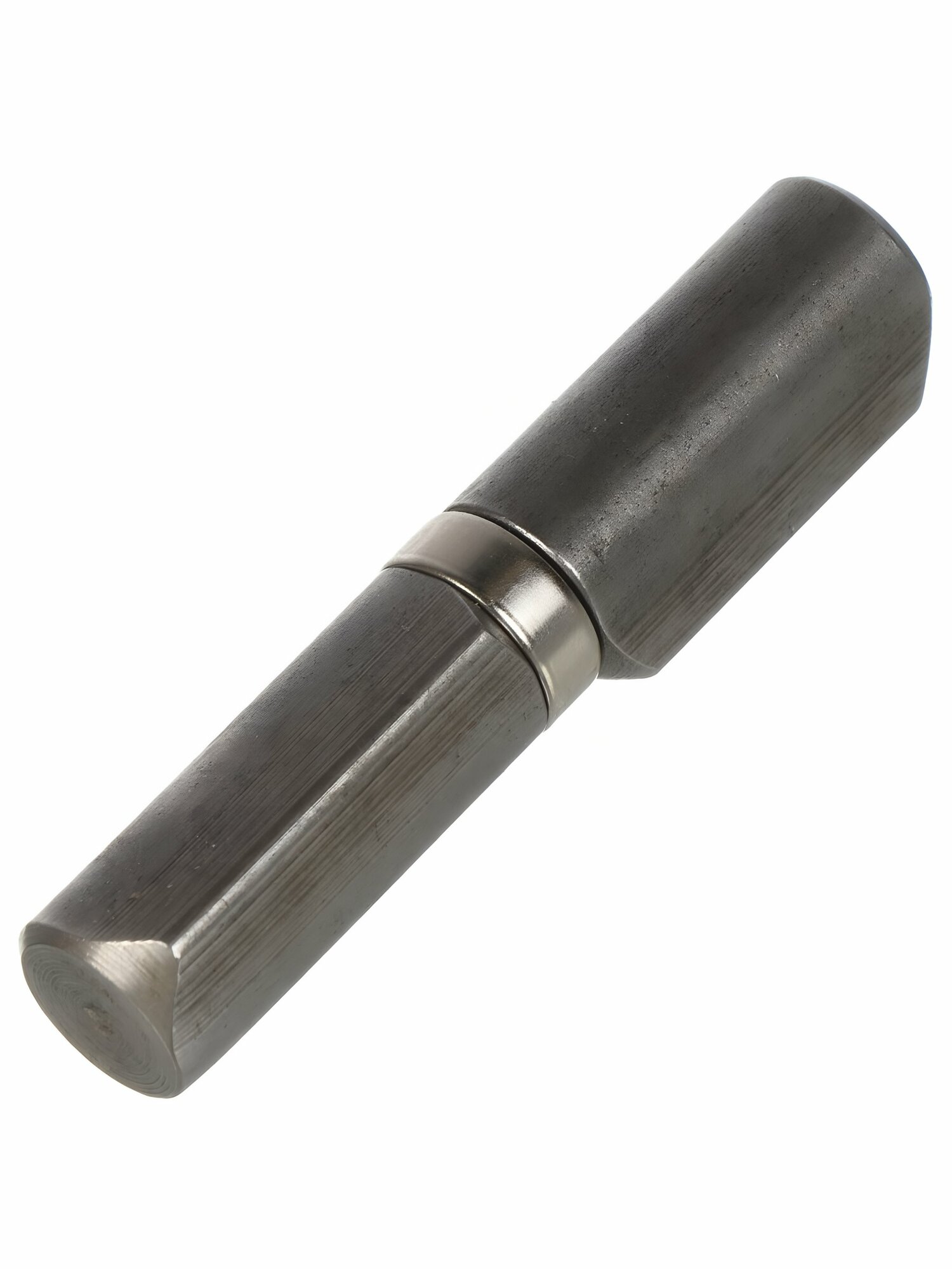 Петля гаражная Аллюр 16х80 мм, каплевидная с подшипником для сварки, артикул 7868, для ворот и гаража, цвет серый, 1 шт.