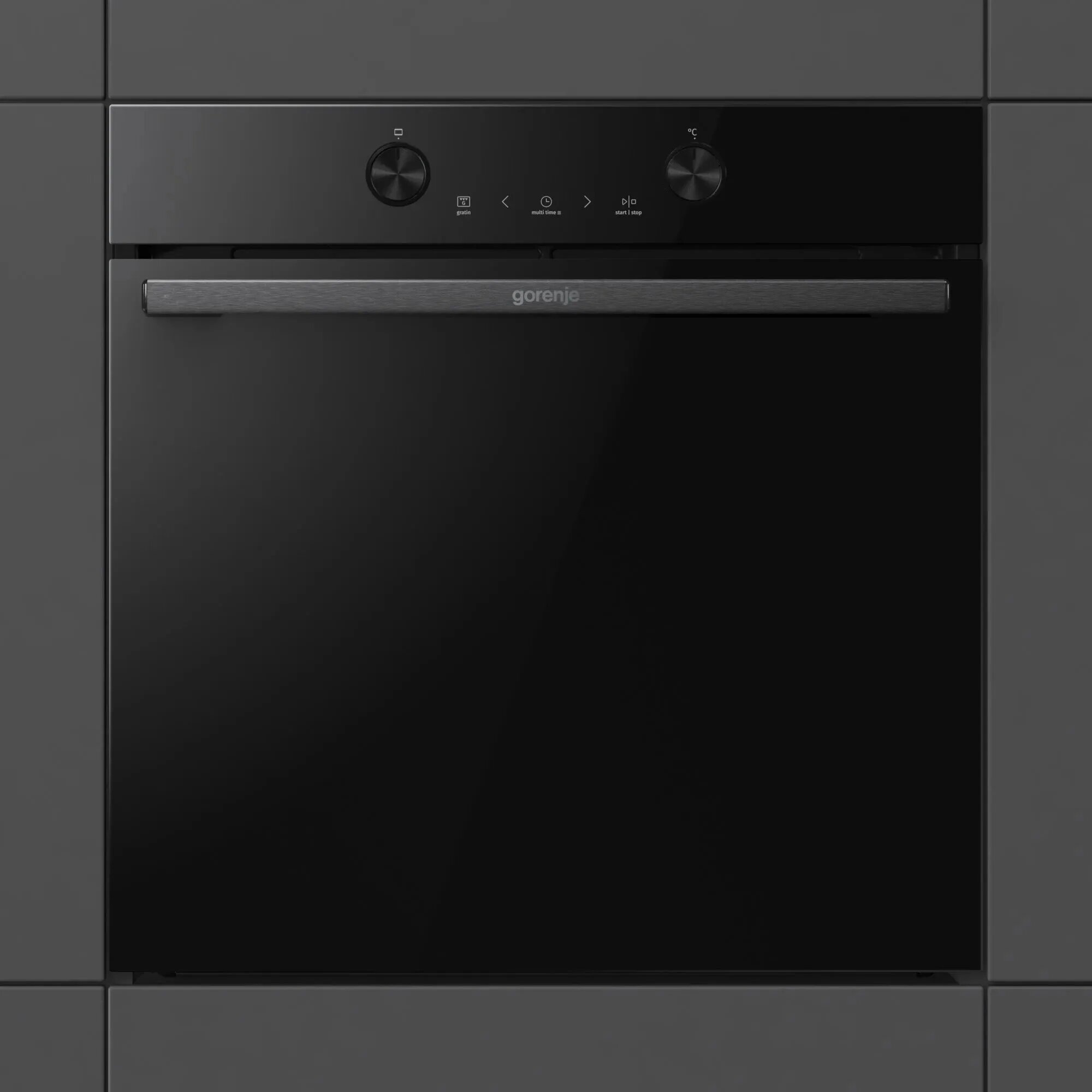 Духовой шкаф Gorenje BOS6747A05DG, черный, 14 режимов, электронное управление