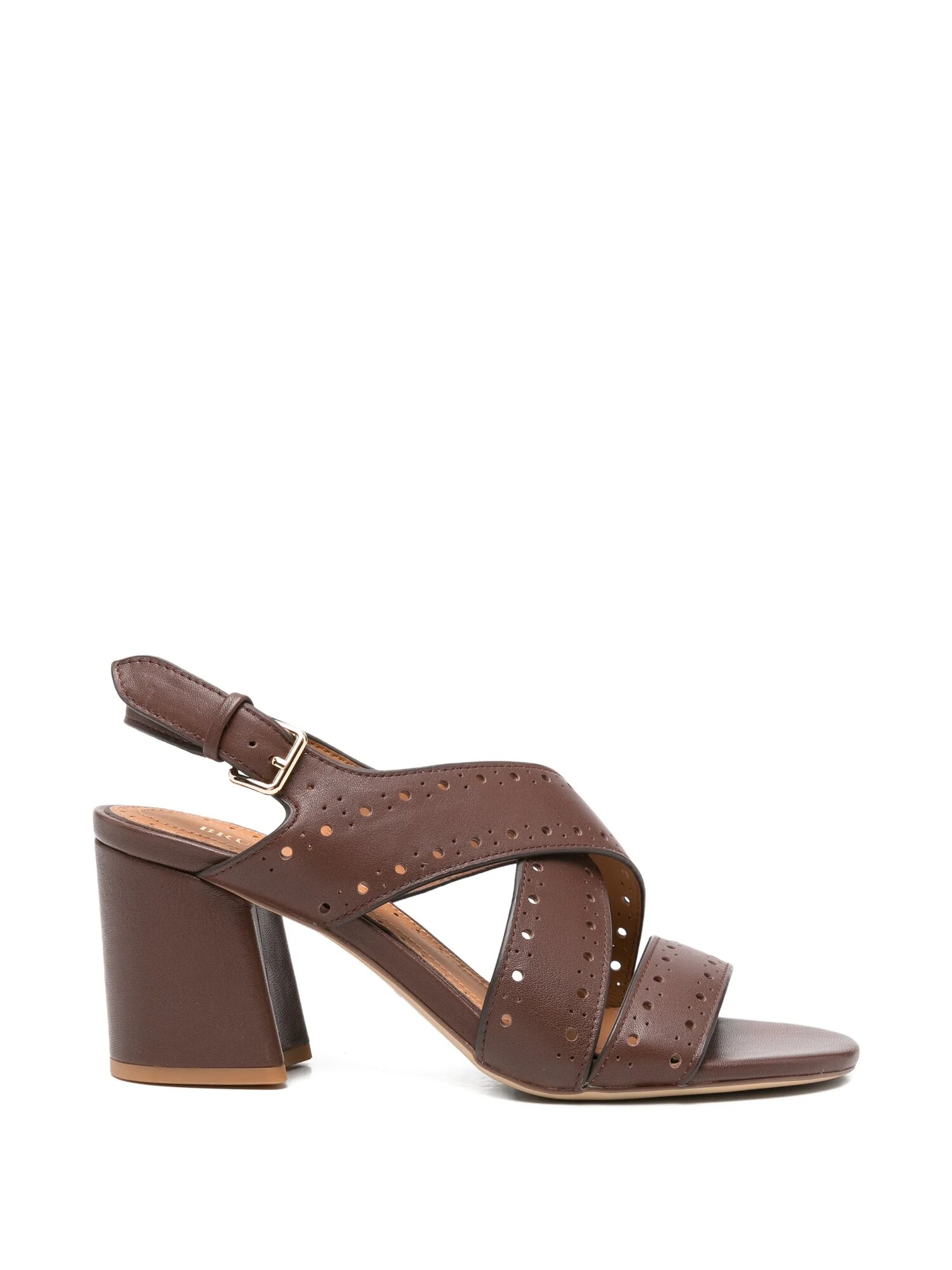 Босоножки Criss-cross perforated sandals