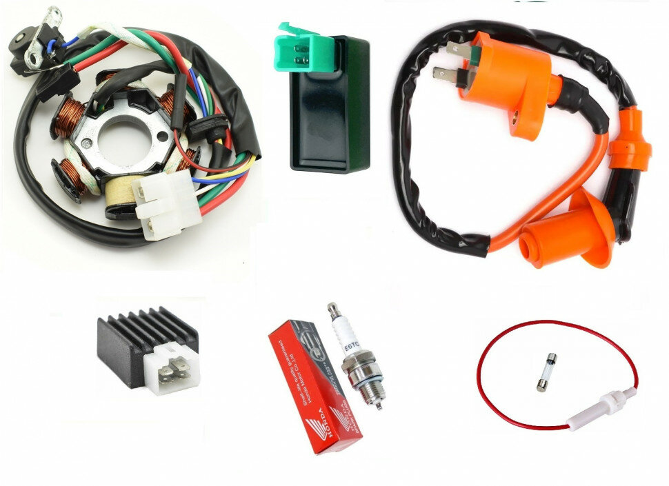 Генератор для скутера хонда такт HONDA Tact Статор (AF-24)