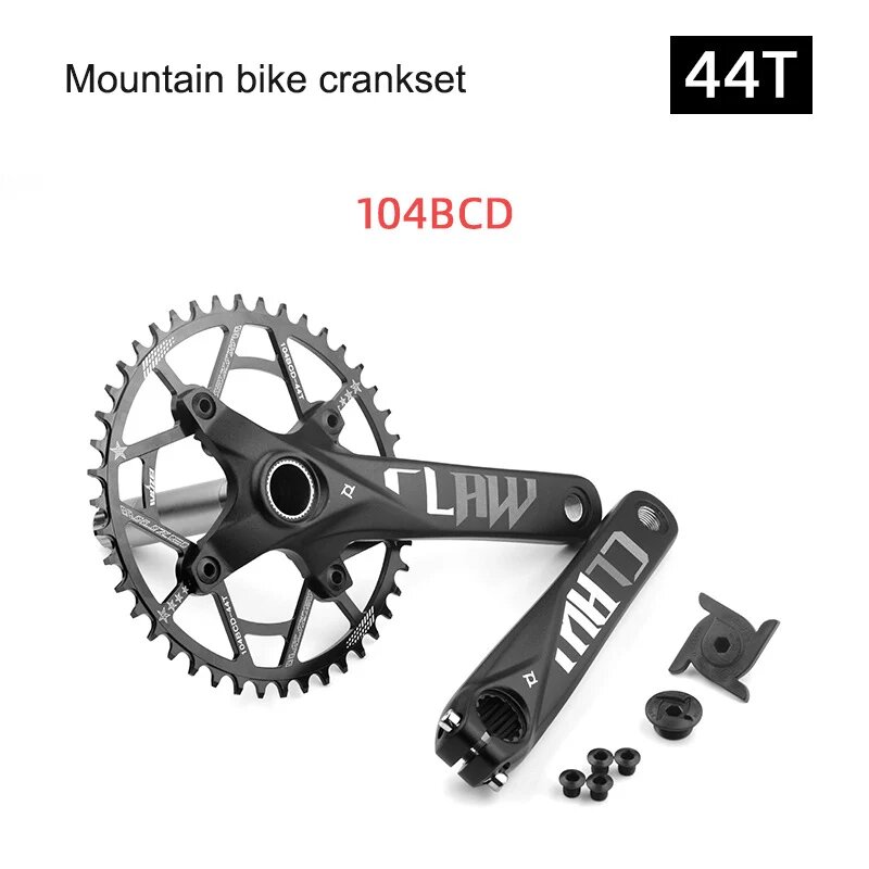 Крансет для горного велосипеда PROWHEEL 44T, 104BCD, шатун 170MM