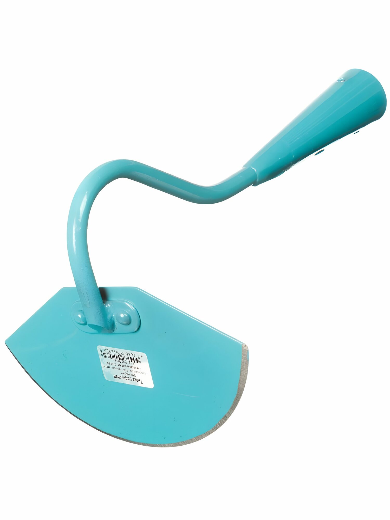 Тяпка радиусная садовая с узкой тулейкой для прополки и рыхления почвы, без черенка, диаметр 30 мм, производство Россия