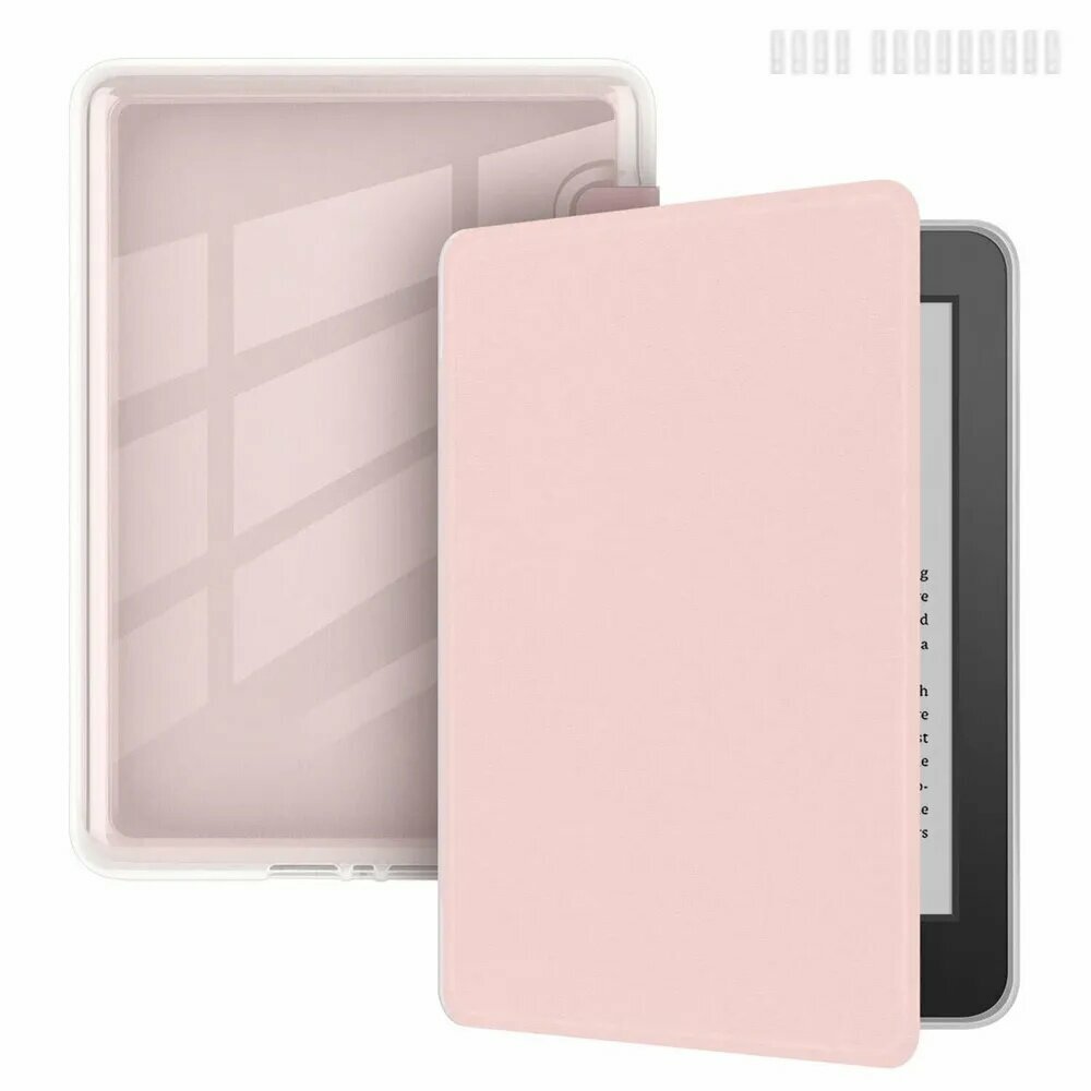Чехол-обложка Amazon Kindle 11-го /12-го поколения (C2V2L3 /RS23CV) 2022 2024, с магнитом, светло-розовый