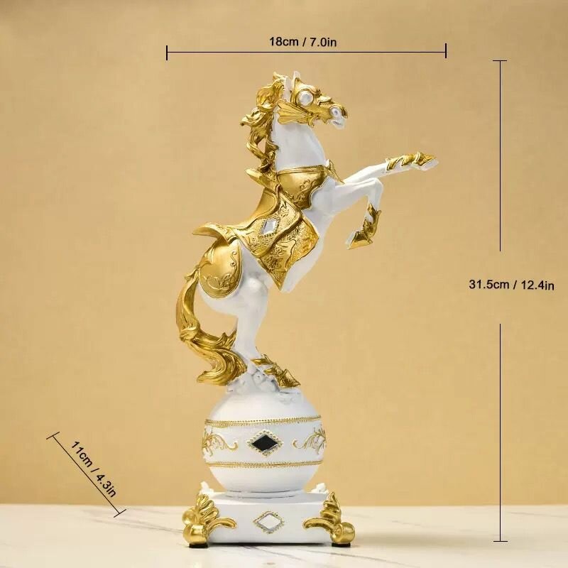 Графическое украшение статуи золотого