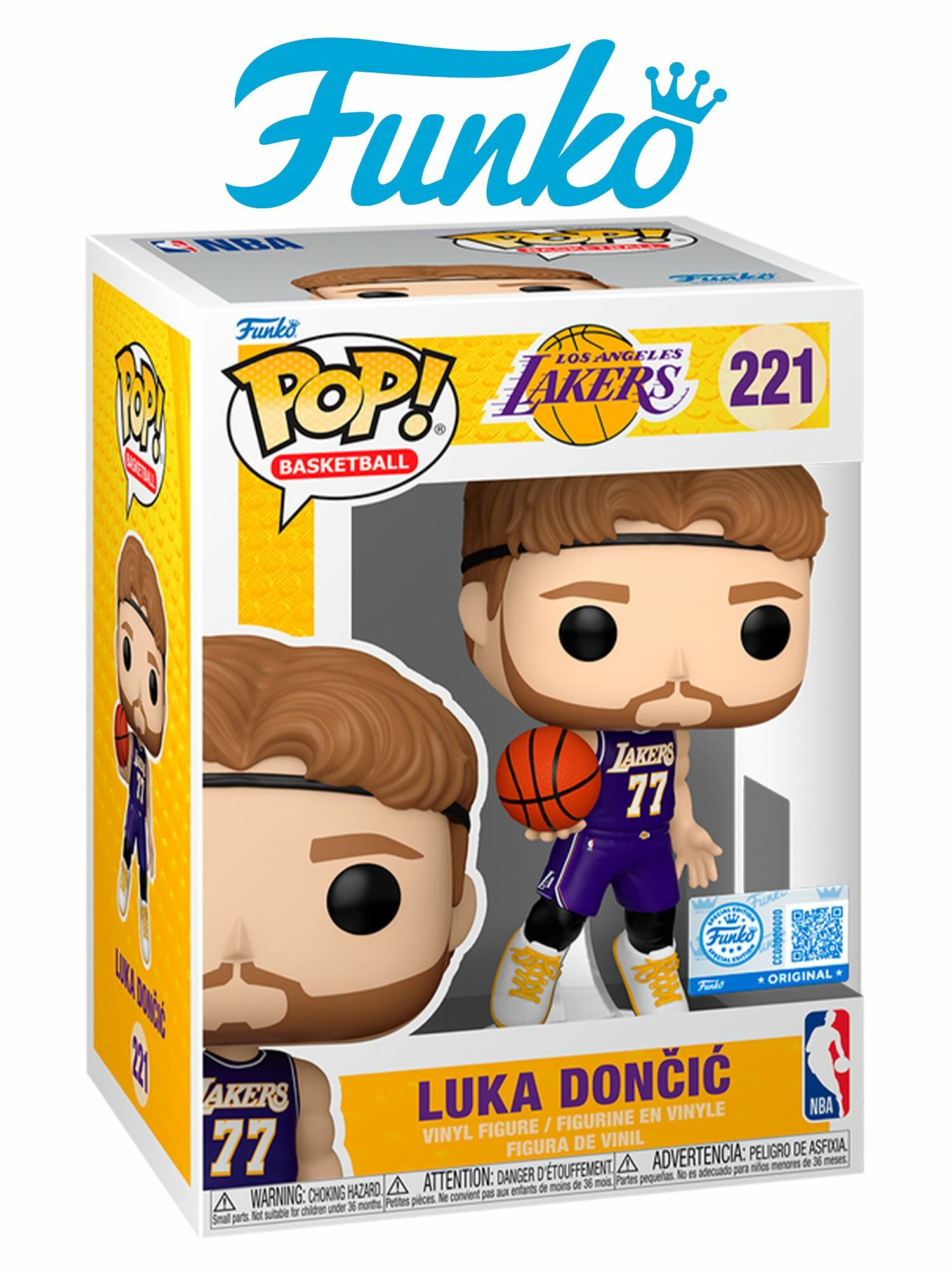 Фигурка Funko POP! Luka Doncic (221) NBA Lakers