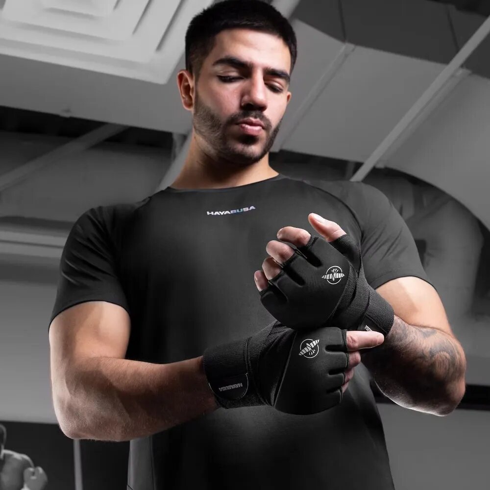 Hayabusa Elite Quick Wraps Бинты боксерские размер L черные защита рук для тренировок — фото 1