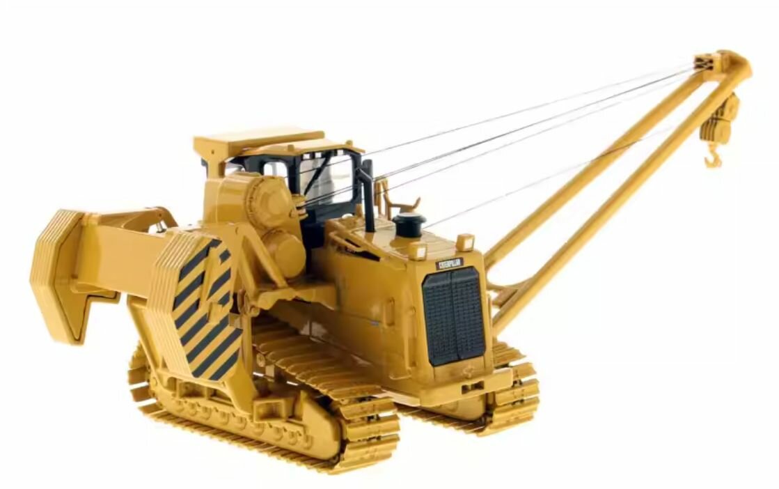 Коллекционная модель трубопрокладочной машины Caterpillar 587T, масштаб 1:50, металлический сплав, DM 85272C