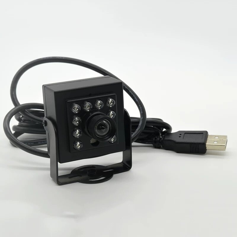 USB-камера 720P с видимым светом и узкополосным ИК-излучателем 850 нм для безопасности компьютерного мониторинга
