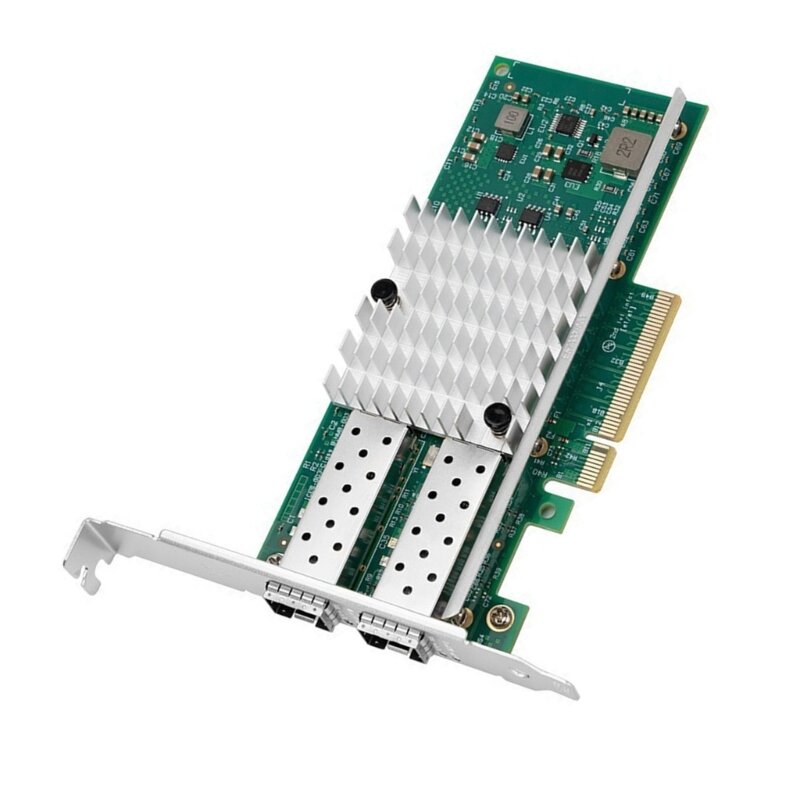 X520-DA1 Двухпортовая сетевая карта 10 Гбит/с PCIE X8 Fibre Server Адаптер сетевой карты Ethernet Интеграция сервера 82599EN