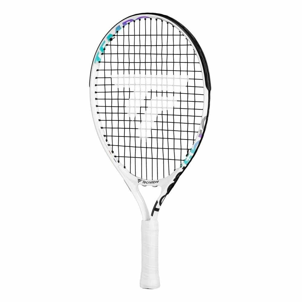 DECATHLON Ракетка для большого тенниса Tecnifibre Tempo 19, белый, светло-синий, светло-зеленый, размер 00, длина 48.2 см, баланс 23 см, головка 80 дюймов