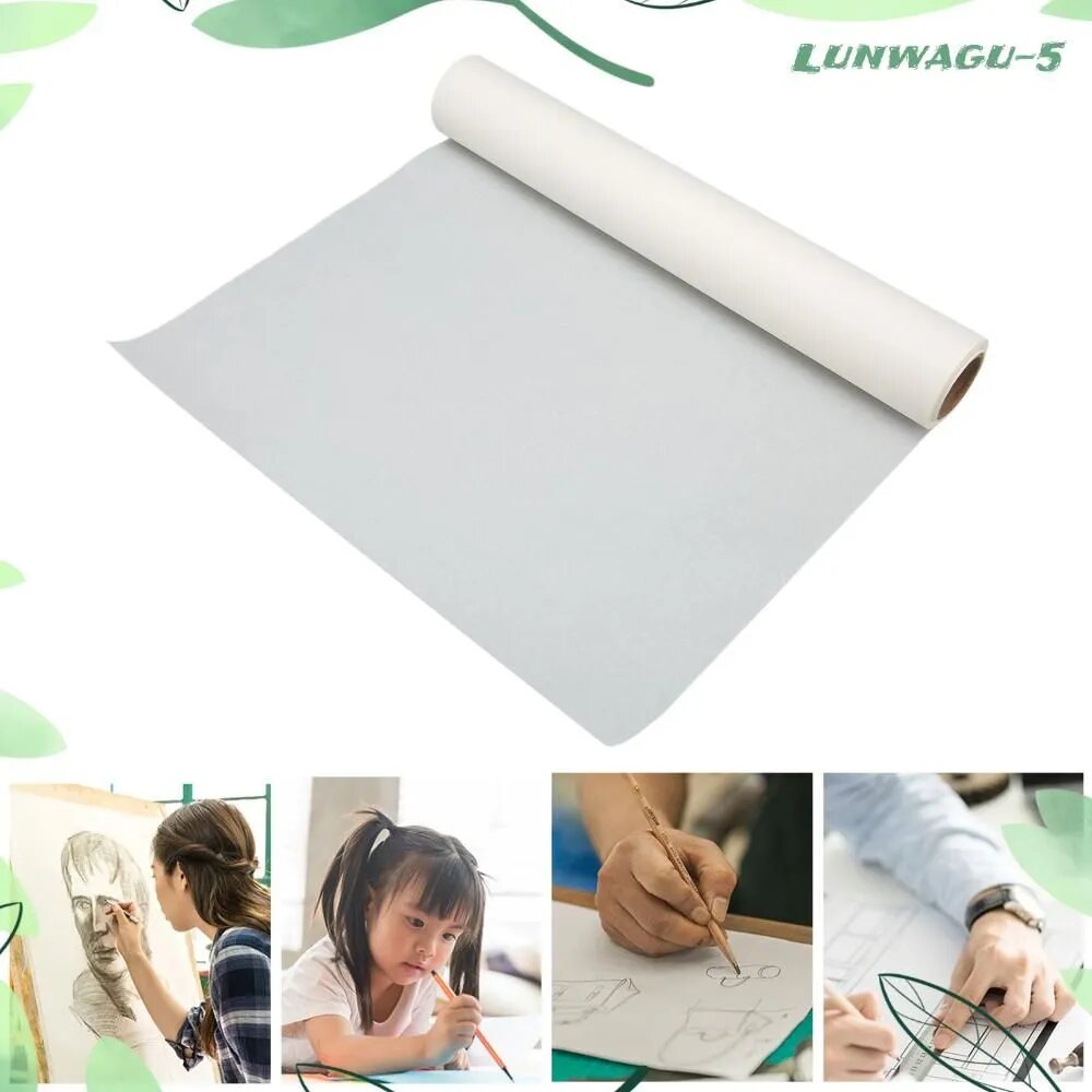 Рулон кальки прозрачный 78% многослойная бумага для копирования экономичная 23м — фото 1