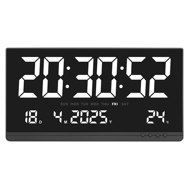 ABKO 21-дюймовые цифровые настенные часы