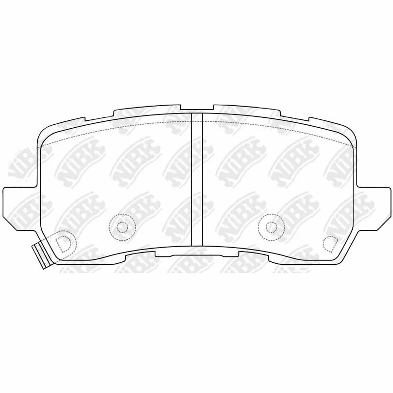 Колодки тормозные задние NIBK PN0648 Acura Tlx 14 -
