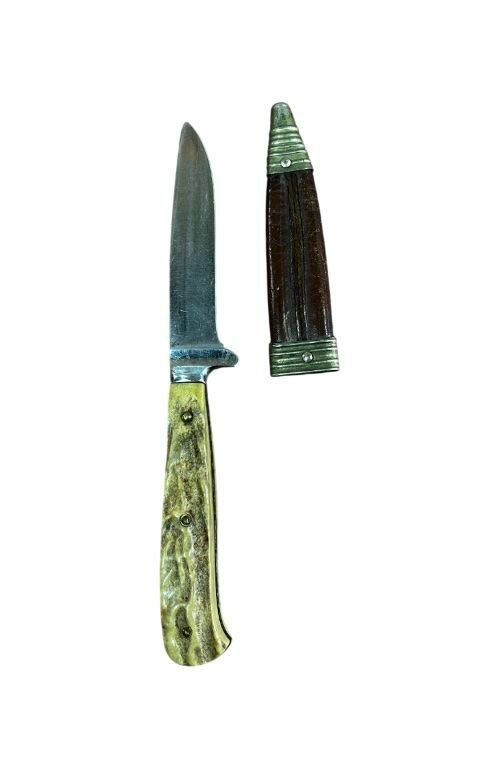 Нож-никер охотника, Германия,1970-1980-е годы, рог