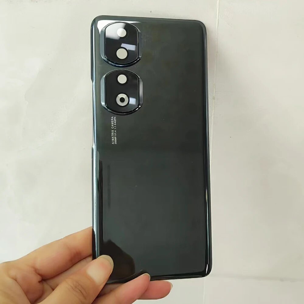 Задняя крышка Honor 90 Pro Black с линзой камеры