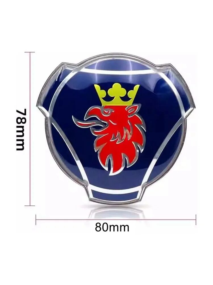 Для логотипа SCANIA logo, 80 мм значок грифонова голова, для P250 P320 P450 G410 G440 G400 эмблема 8 см